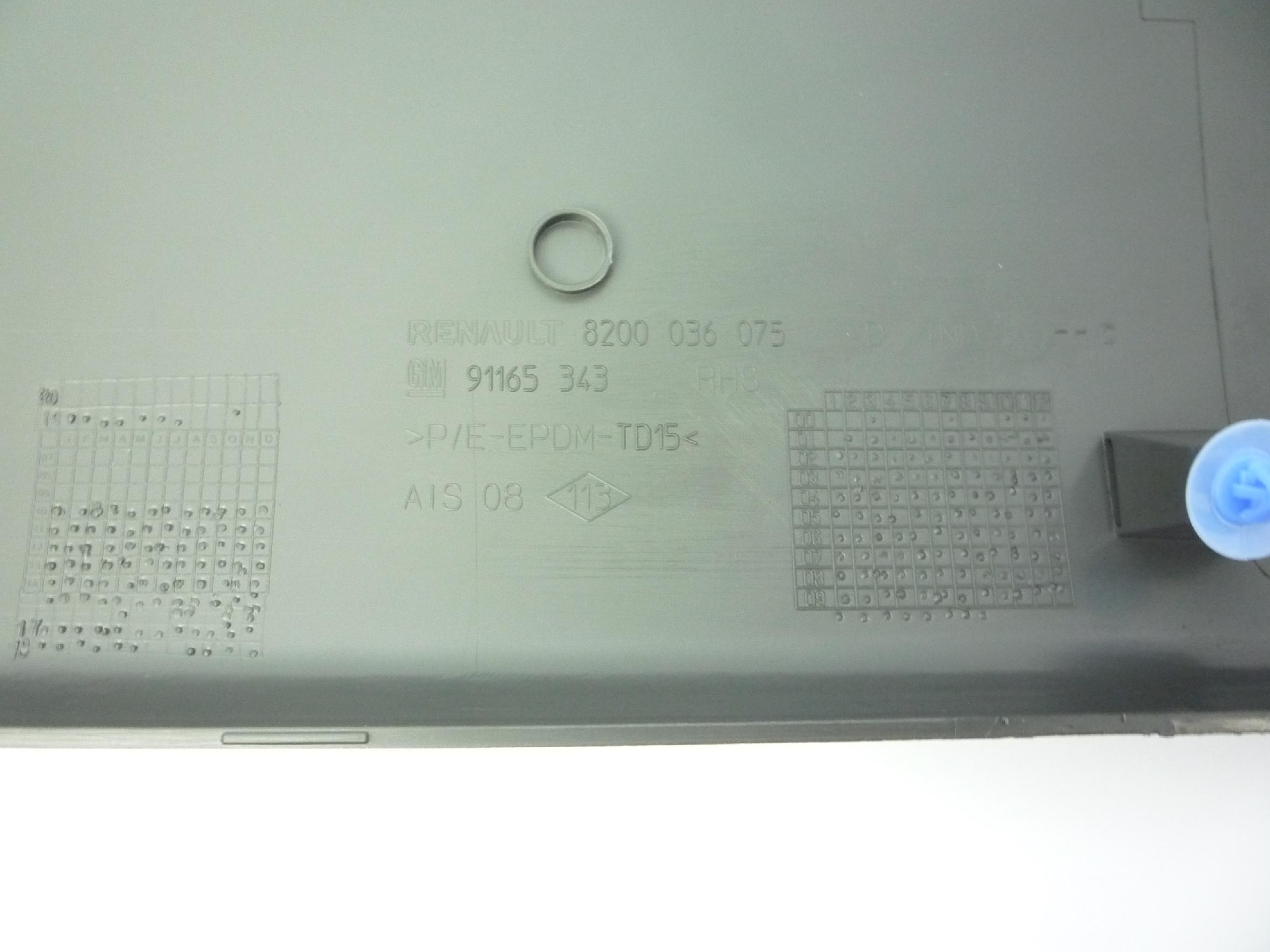 Panel Lateral Derecho Original Trafic Vivaro Primastar 8200036075 | eBay